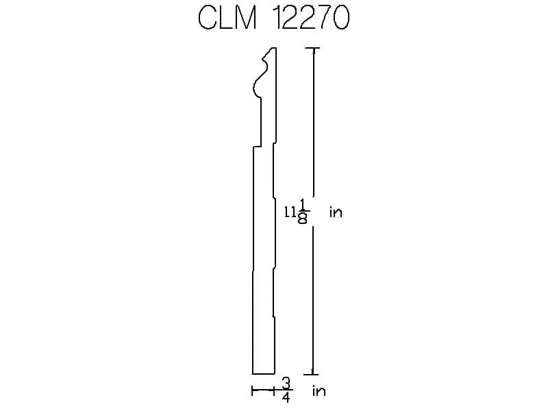 CLM 12270 - Classic Mouldings Inc
